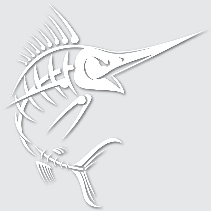Fish Skeleton 3 Decal – Decal City NZ